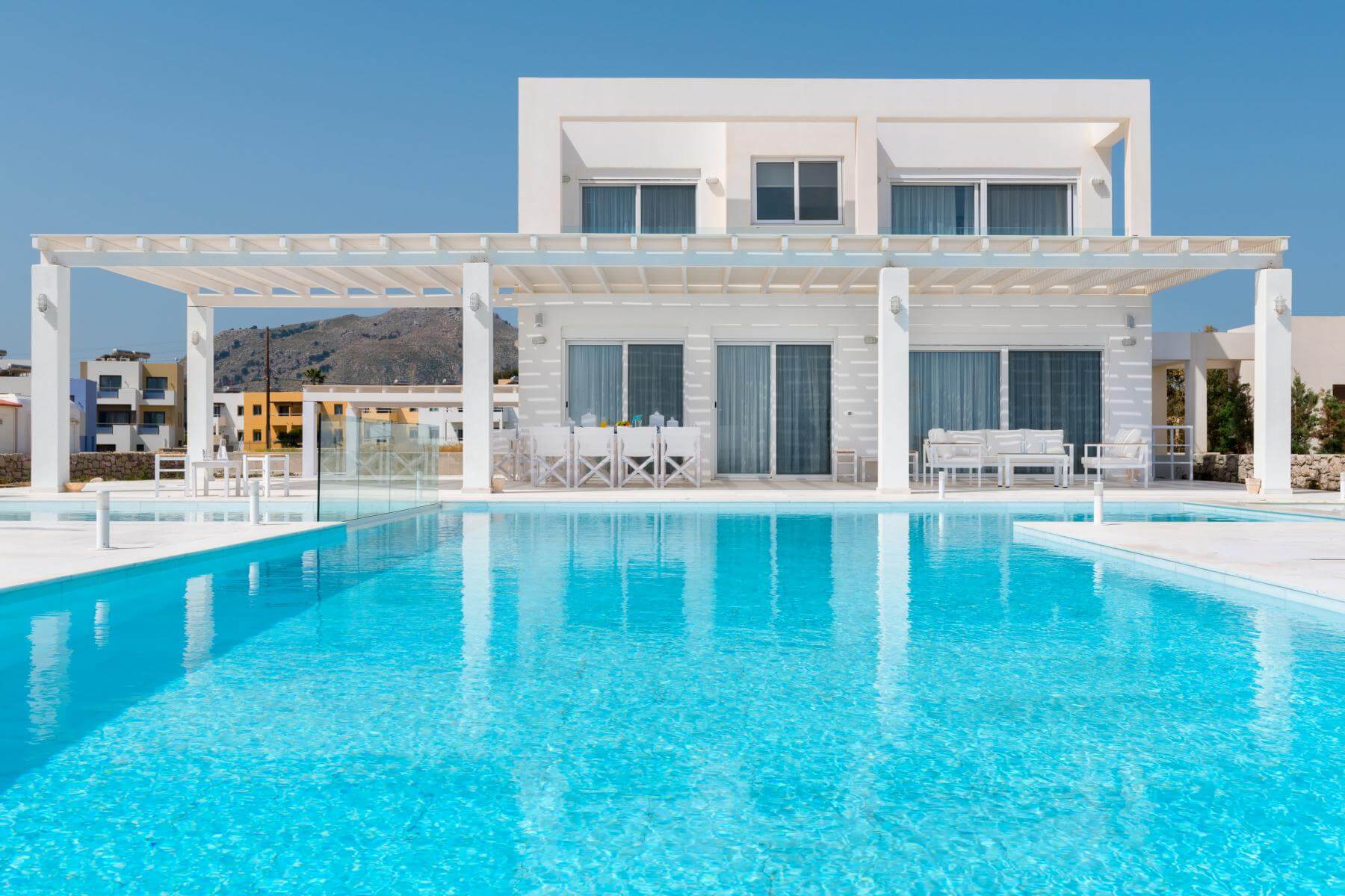 Maria Beach Front Villa auf Rhodos mit privatem Pool buchen ...