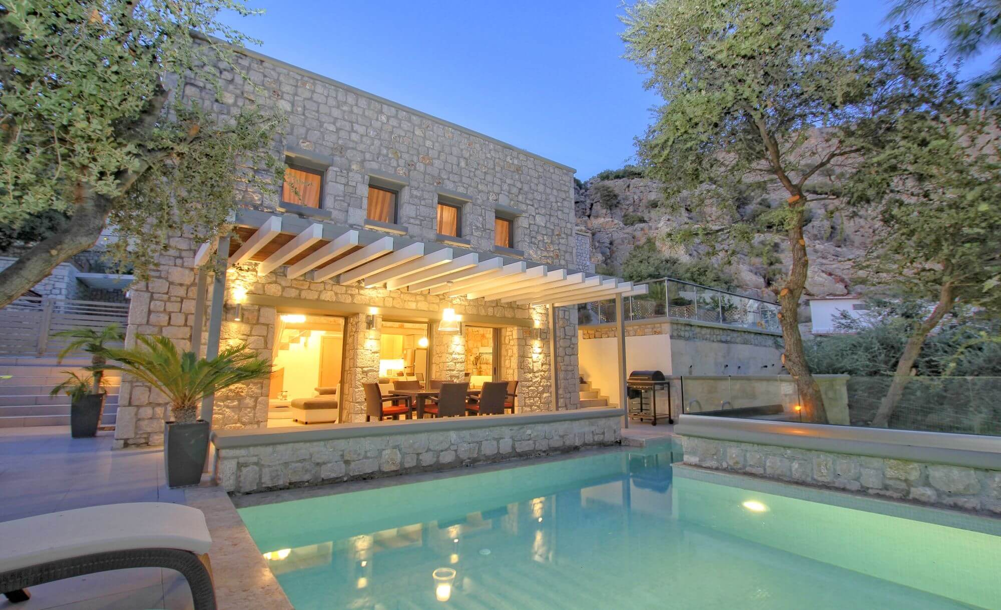 Villa auf Rhodos mit privatem Pool in Strandnähe buchen - VILLTRAVEL ...