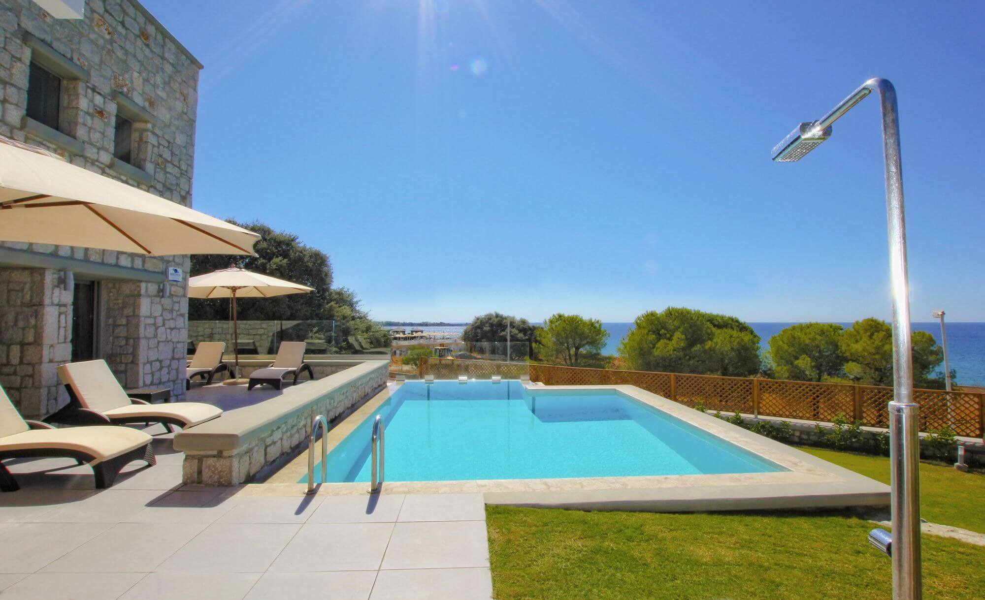 Villa auf Rhodos mit privatem Pool in Strandnähe buchen - VILLTRAVEL ...